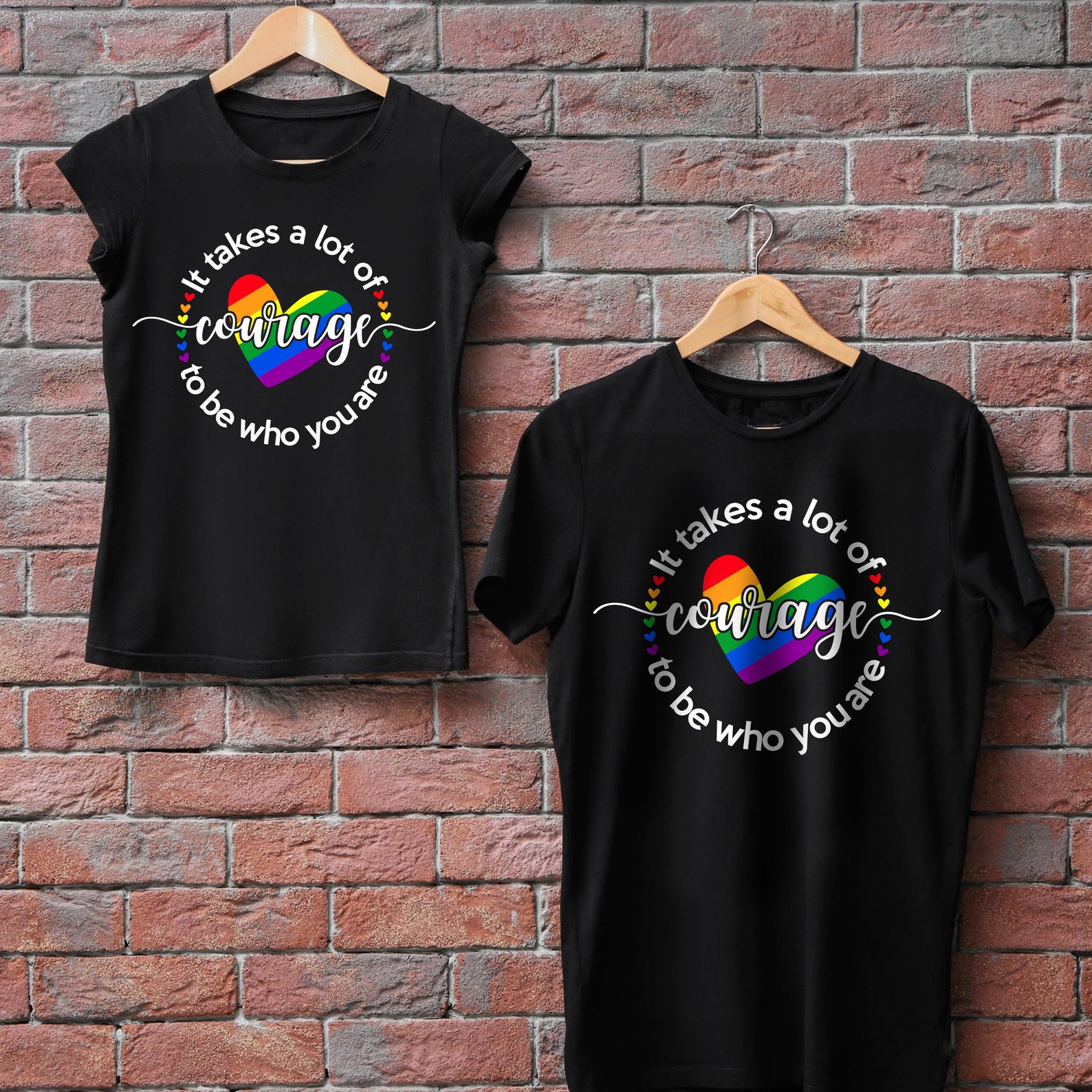 LGBT Quotes SVG/ Dxf/ PNG It Takes a Lot of Courage to Be | Etsy