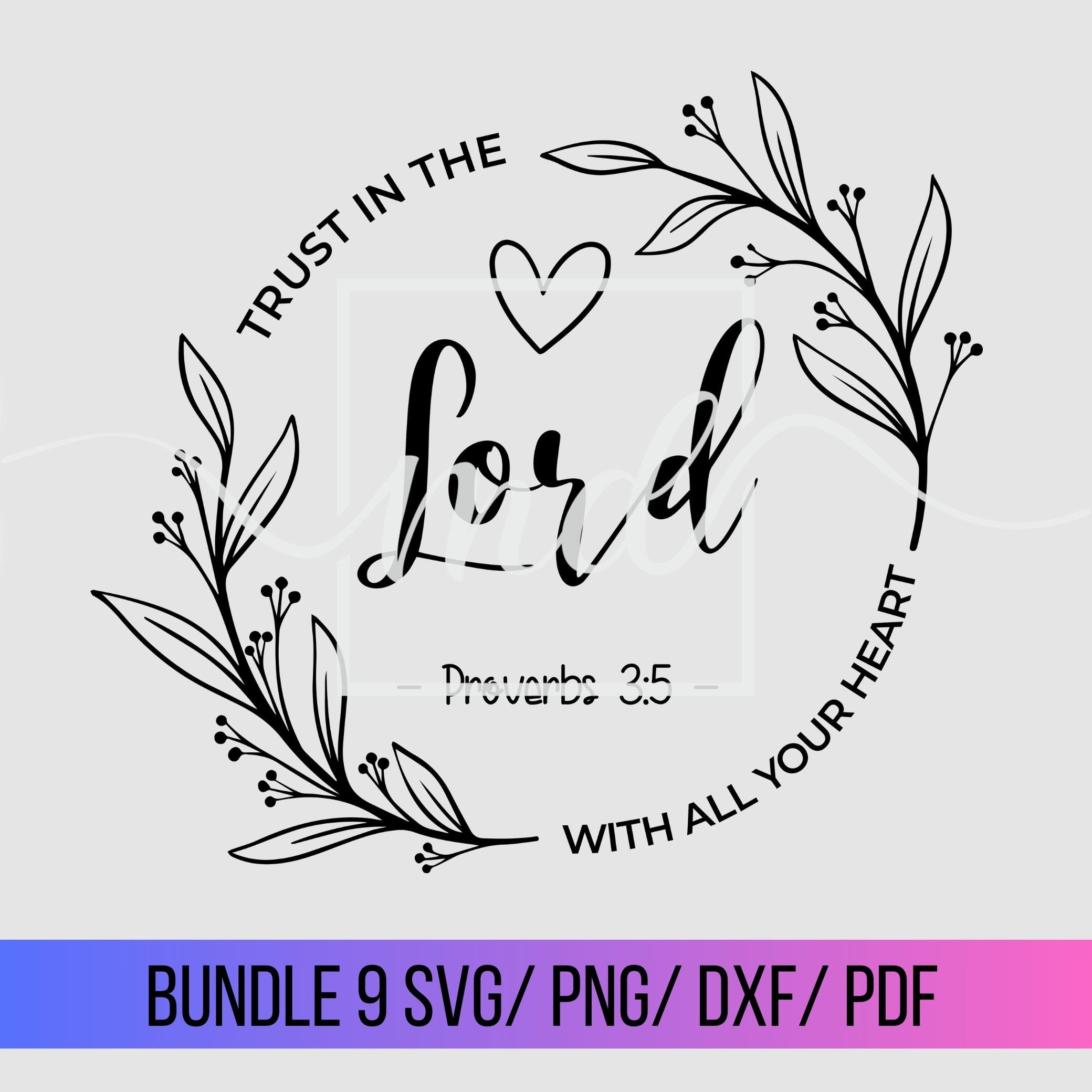 Christian SVG Bundle: Bible Verse Designs (digital Download) - Etsy