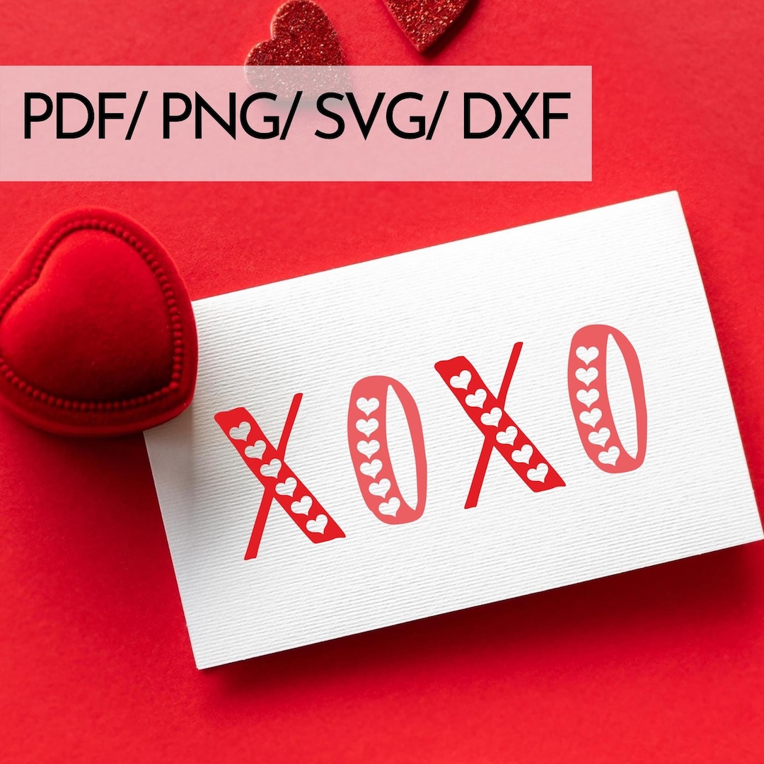 XOXO SVG. Valentine's Day SVG Love. Valentine's Day - Etsy