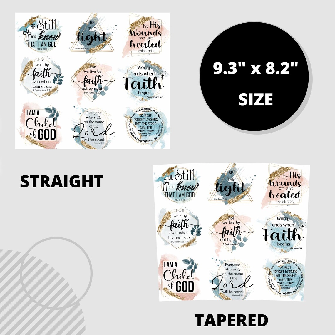 Christian Tumbler Design: Bible Verse PNG (digital Download) - Etsy