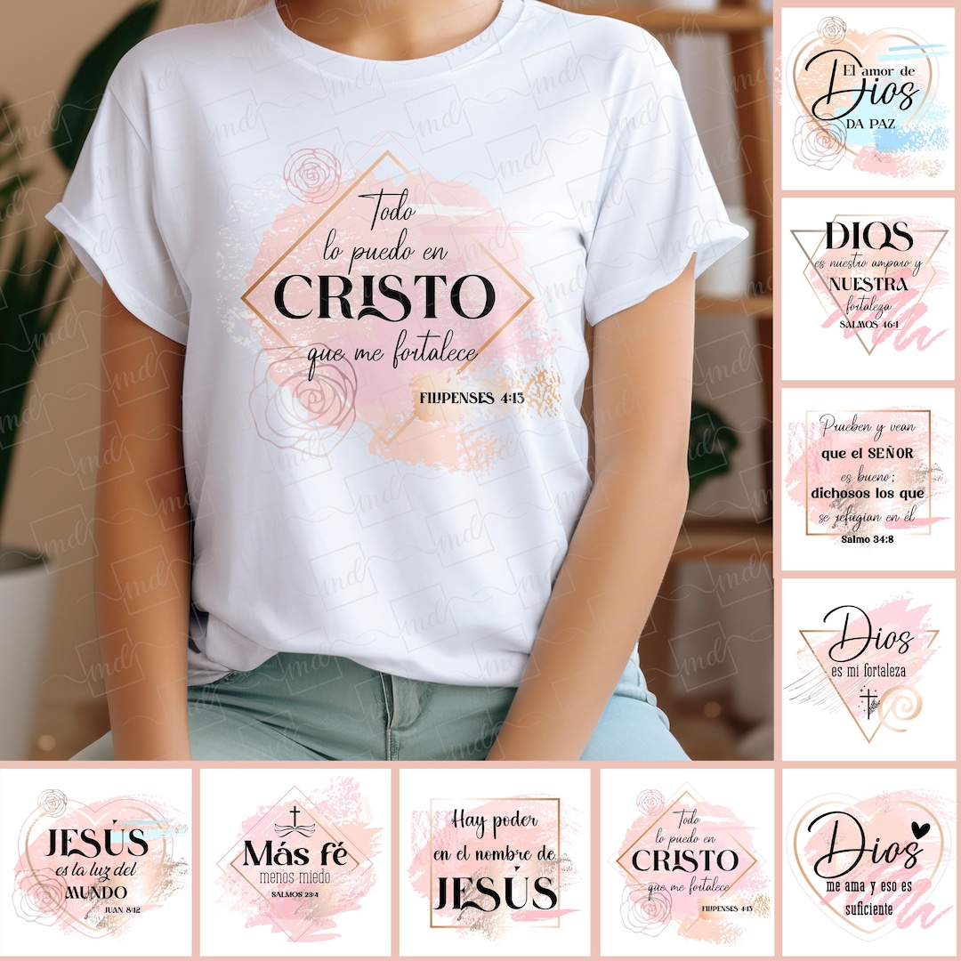 Spanish Bible Verses PNG: Christian Religious Quotes (digital Download ...