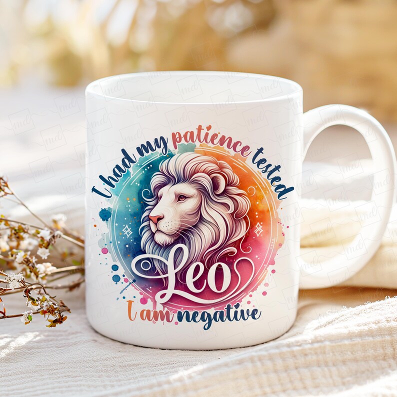 Watercolor Leo Zodiac PNG: Sarcastic Clipart (digital Download) - Etsy