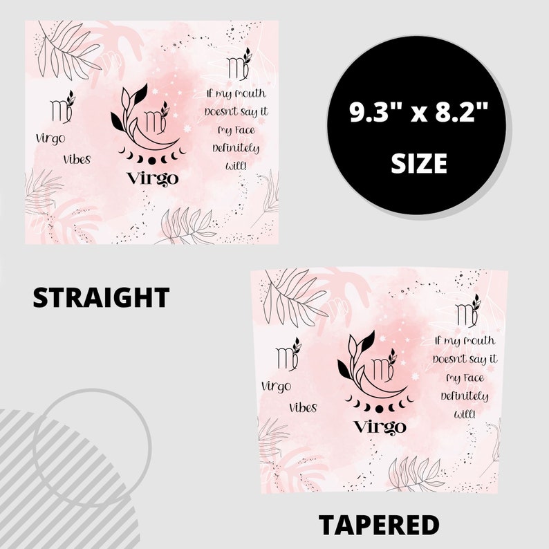 Virgo 20oz Skinny Tumbler Sublimation Virgo Sublimation - Etsy