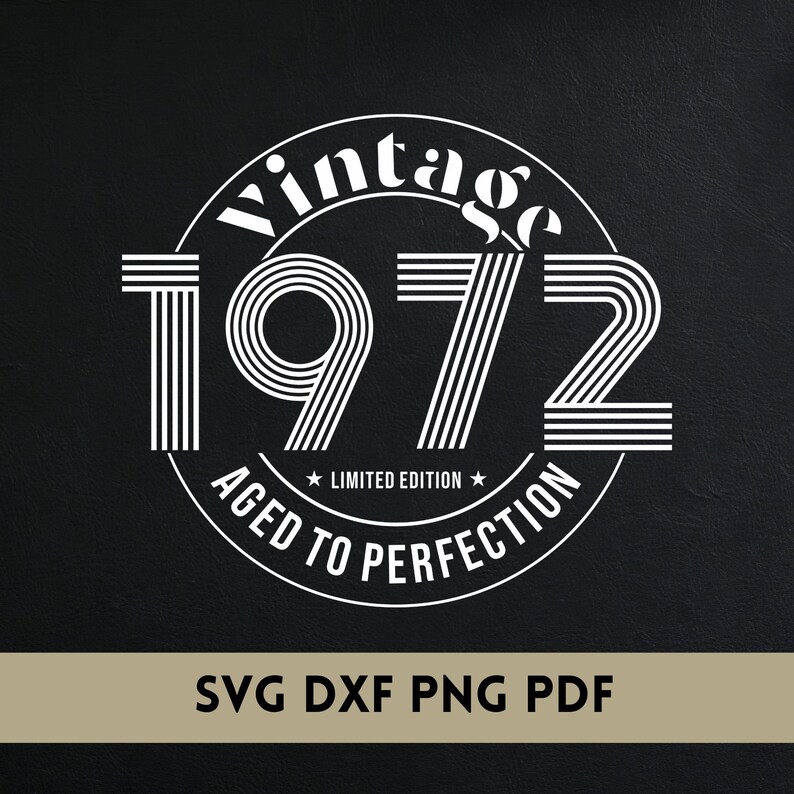 Born in 1972 SVG Born in 1972 PNG 1972 Retro Svg Vintage - Etsy Canada