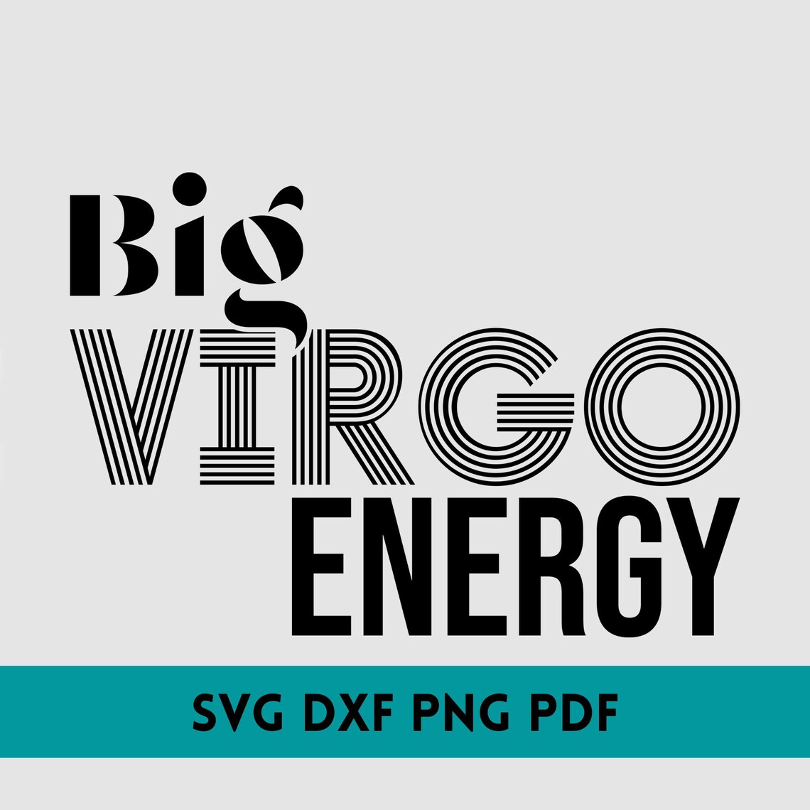 Virgo SVG Virgo PNG Big Virgo Energy SVG Virgo Birthday - Etsy