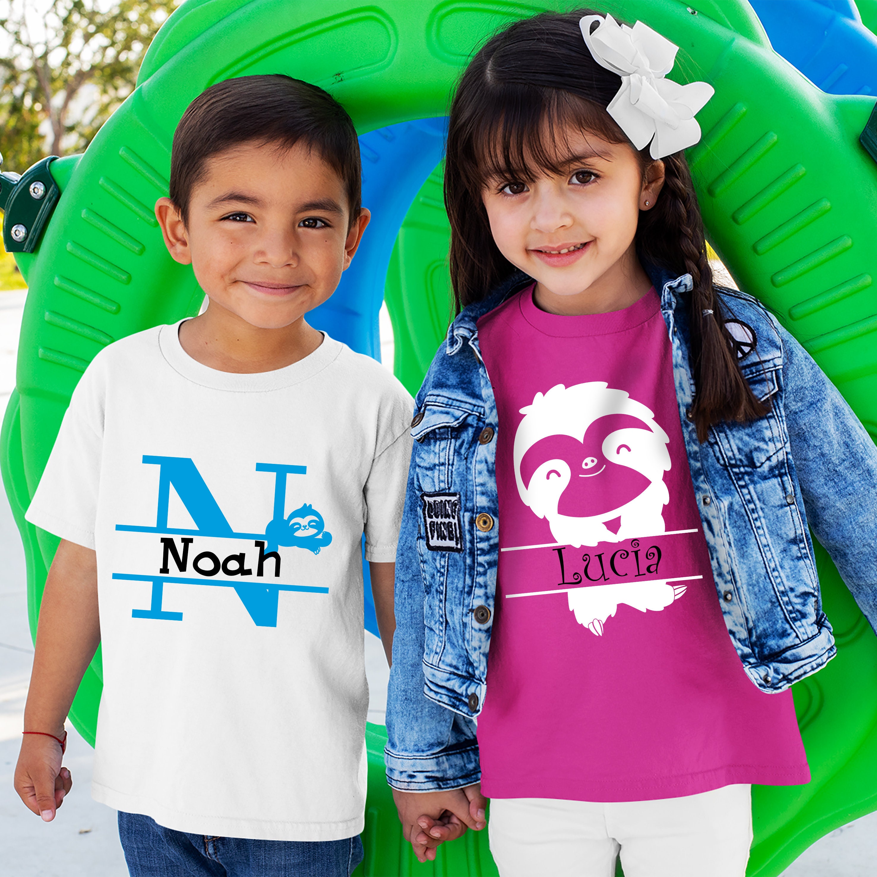 Sloth Split Monogram SVG DXF PNG. Sloth Name Monogram Svg | Etsy