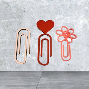 Paperclip Bookmark SVG Bundle, Book Lover Laser Cut Files (digital File ...