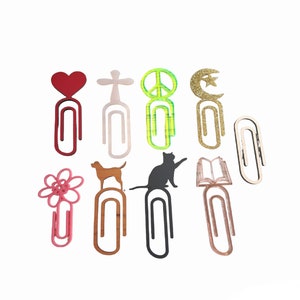 Paperclip Bookmark SVG Bundle, Book Lover Laser Cut Files (digital File ...
