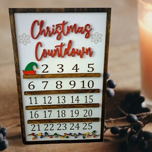 Christmas Countdown Svg, Christmas Sign Svg, Advent Svg, Merry ...