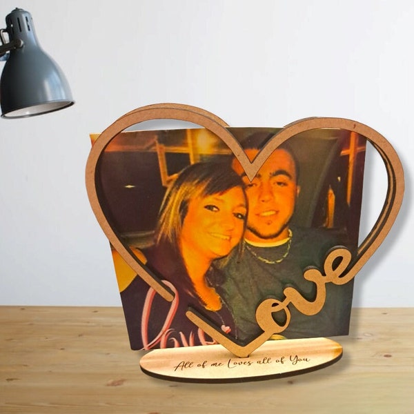 Heart Photo Frame - Etsy