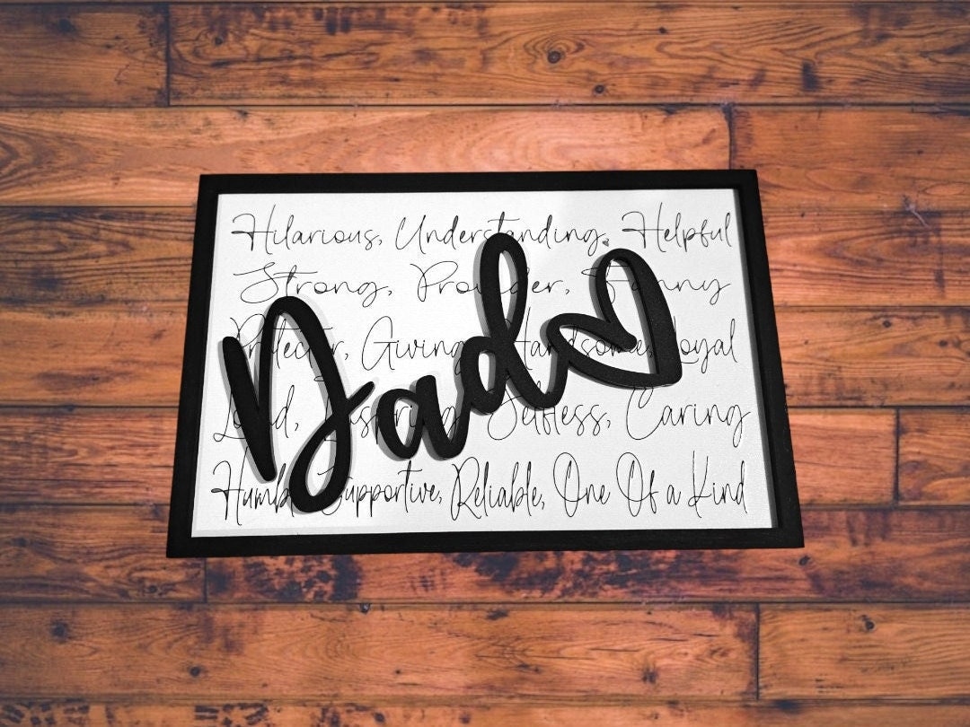 Dad Sign Svg, Fathers Day Svg, Dad Appreciation Sign Svg, Dad Cut File ...