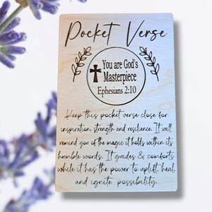 Pocket Verse Token With Card Svg, Pocket Prayer Svg, Christian Svg ...