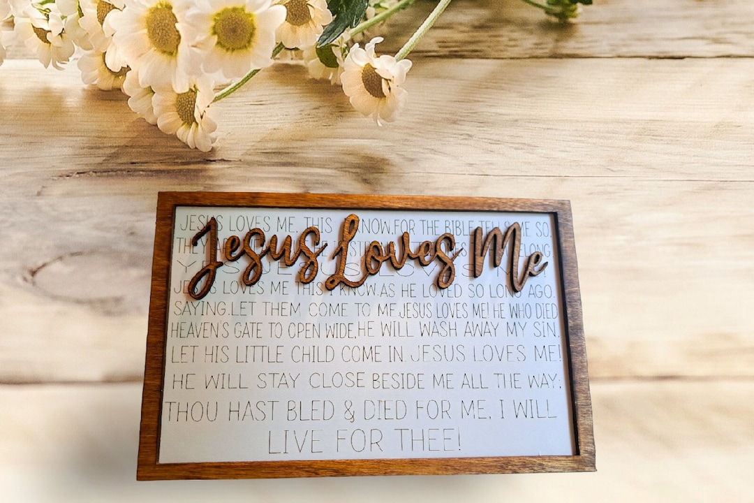 Jesus Love Me Sign Svg, Religious Sign Svg, Ins Jesus Song, Inspiration ...