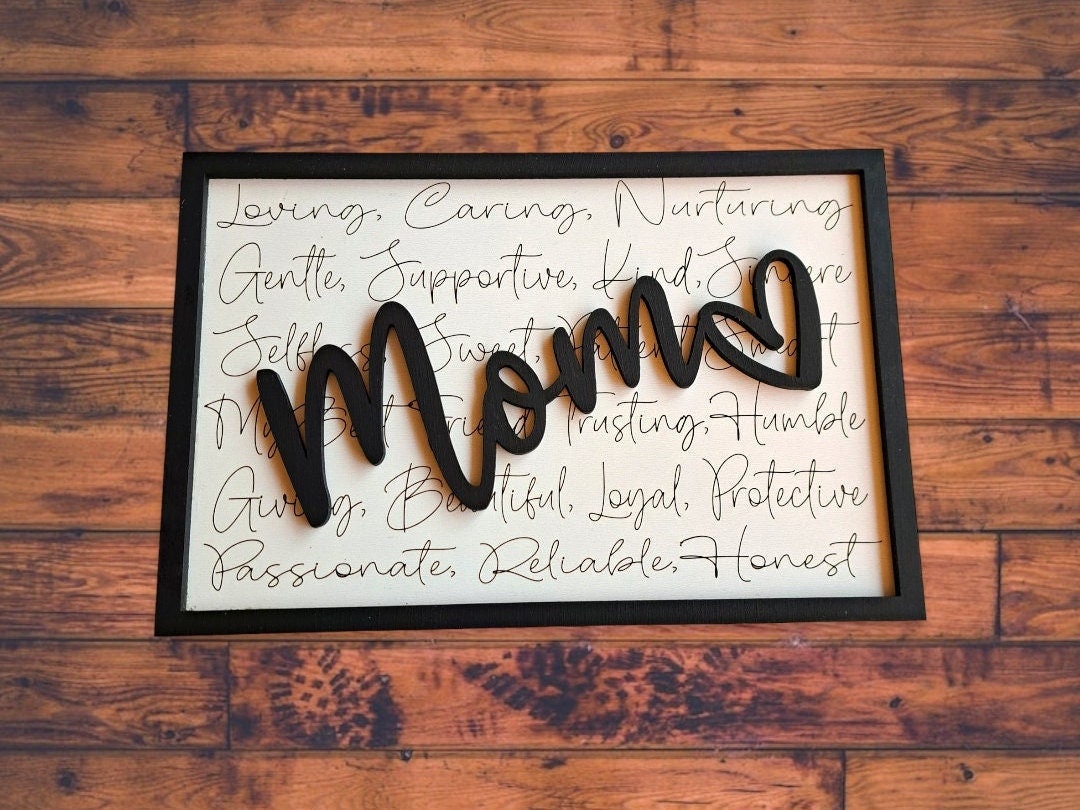 Mom Sign Svg, Mothers Day Svg, Mom Appreciation Sign Svg, Mom Cut File ...