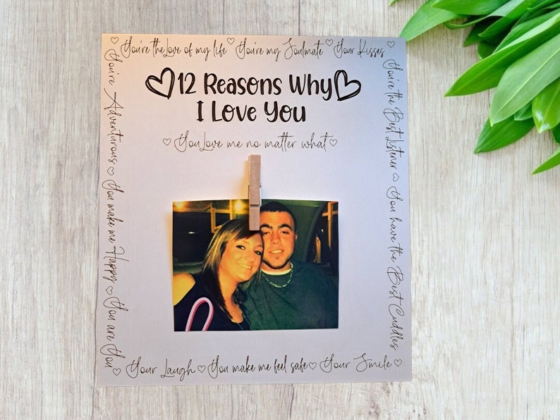 12 Reasons Why I Love You Sign Svg Reasons Why I Love You - Etsy