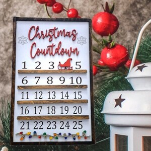 Christmas Countdown Svg, Christmas Sign Svg, Advent Svg, Merry ...
