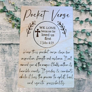 Pocket Verse Token With Card Svg, Pocket Prayer Svg, Christian Svg ...