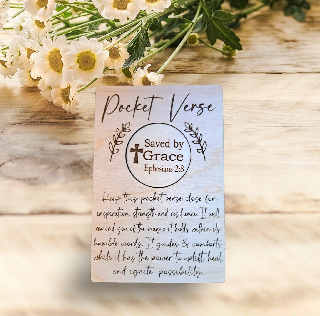 Pocket Verse Token With Card Svg, Pocket Prayer Svg, Christian Svg ...