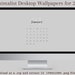 2023 Minimalist Desktop Calendars - Etsy