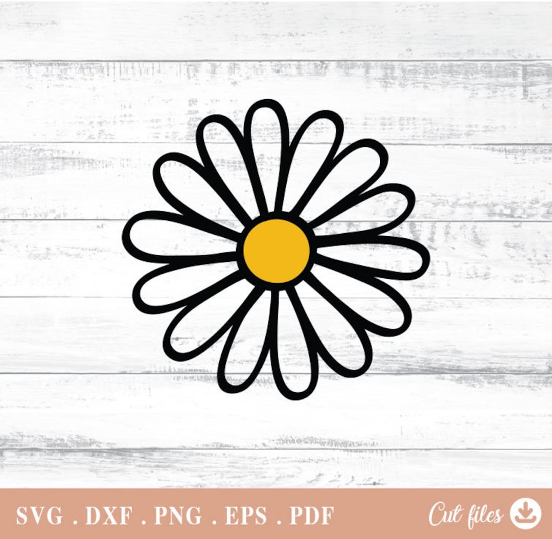 Daisy Svg, Daisy Flower Clipart, Daisy Svg Cricut, Svg for Shirts, Svg ...