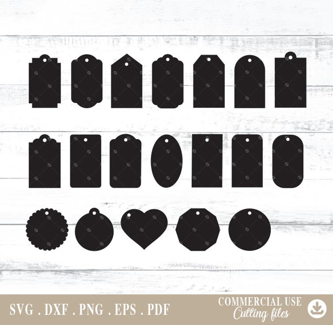 Gift Tags Svg, Tags Svg Bundle, Tags Svg, Tags Template, Gift Tags ...