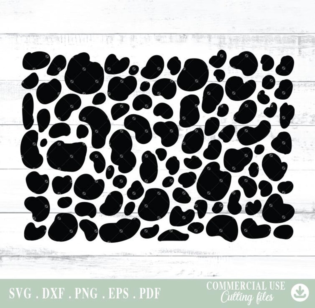 Cow Pattern Svg, Cow Print Pattern Svg, Seamless Print Png, Svg Cutting ...