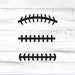 Football Laces Svg, Sport Clipart, for Cricut Silhouette, Svg, Dxf, Eps ...
