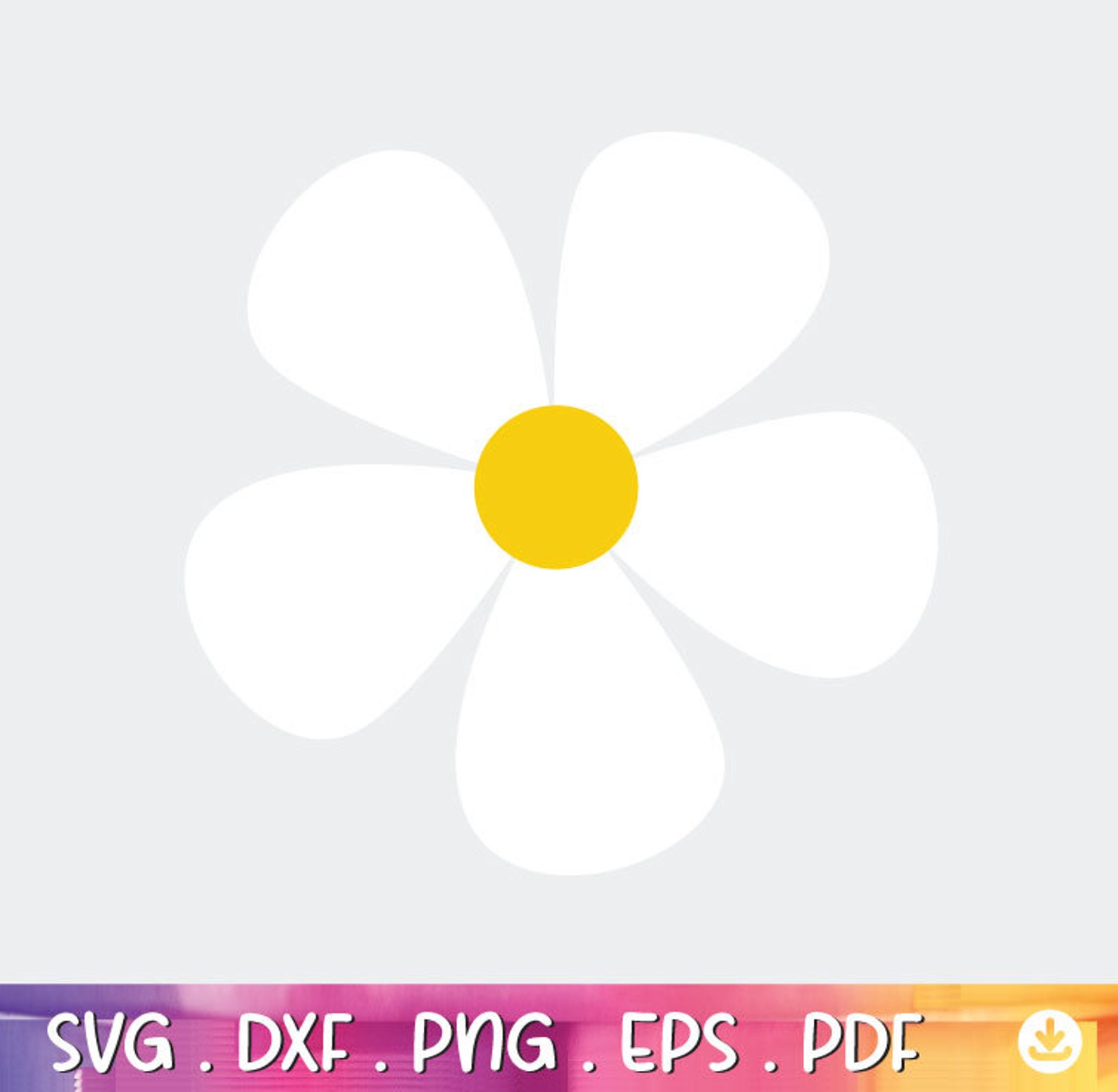 Daisy Svg, Daisy Flower Svg, Love Svg, Daisy Clipart, Wildflower Svg ...