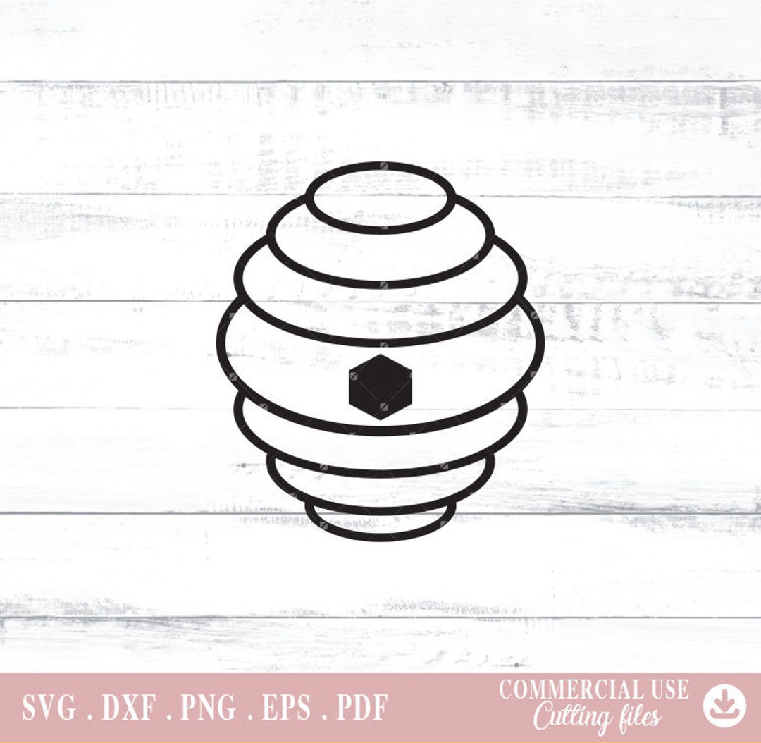 Beehive Svg Dxf Png Cutting Files for Cricut, Honey Svg, Bee Honey Svg ...