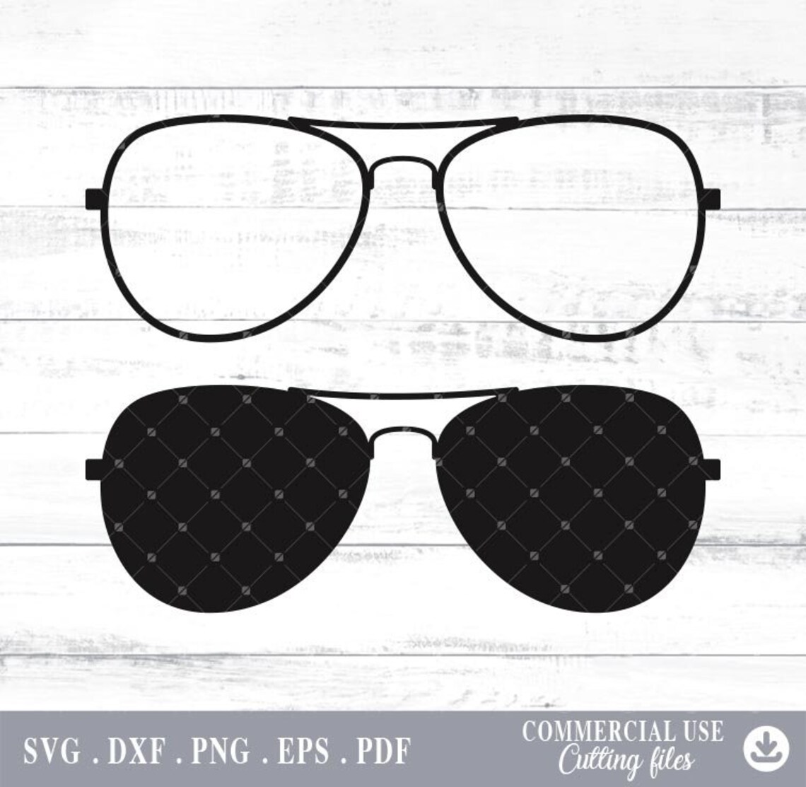 Sunglasses Svg Aviators Svg Glasses Svg Clipart Png for - Etsy