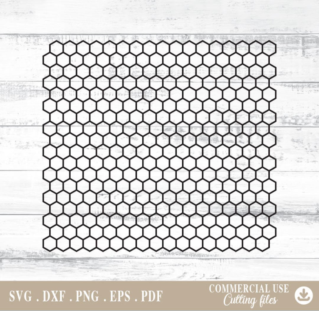 Seamless Honeycomb Pattern Svg, Honeycomb Svg, Svg for Shirts, Svg ...
