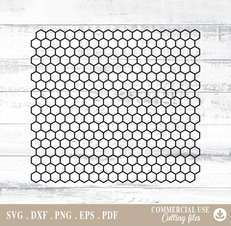 Seamless Honeycomb Pattern Svg, Honeycomb Svg, Svg for Shirts, Svg ...