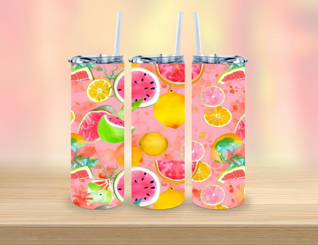 PNG Sublimation, Tropical Fruit Watermelon Tumbler Sublimation PNG, PNG ...