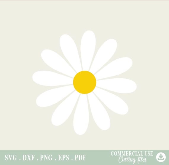 Daisy Flower Svg Daisy Flower PNG Spring Daisy Flower - Etsy