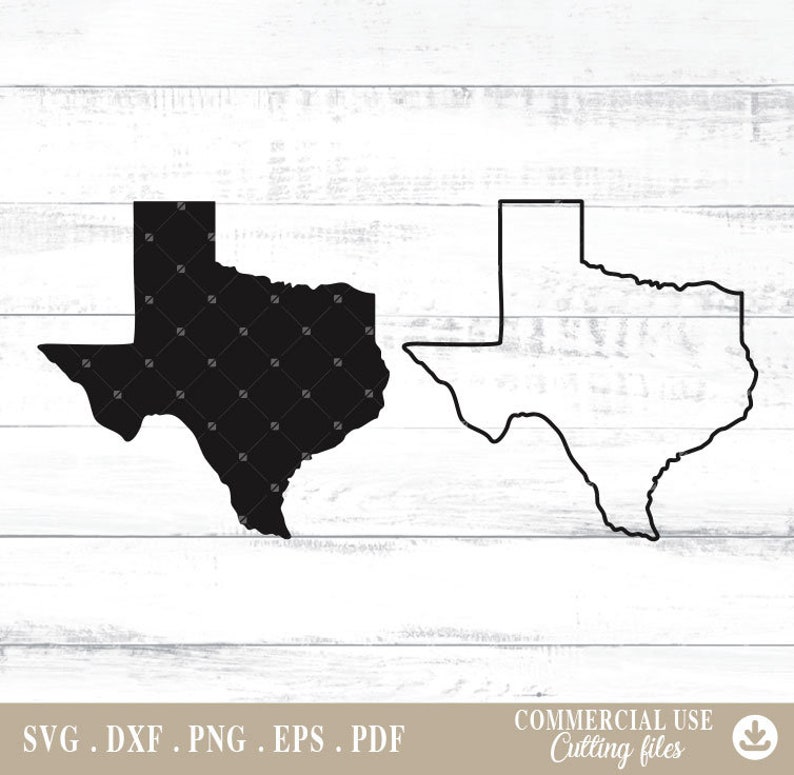 Texas Svg Texas State Outline Svg Texas State Svg for - Etsy