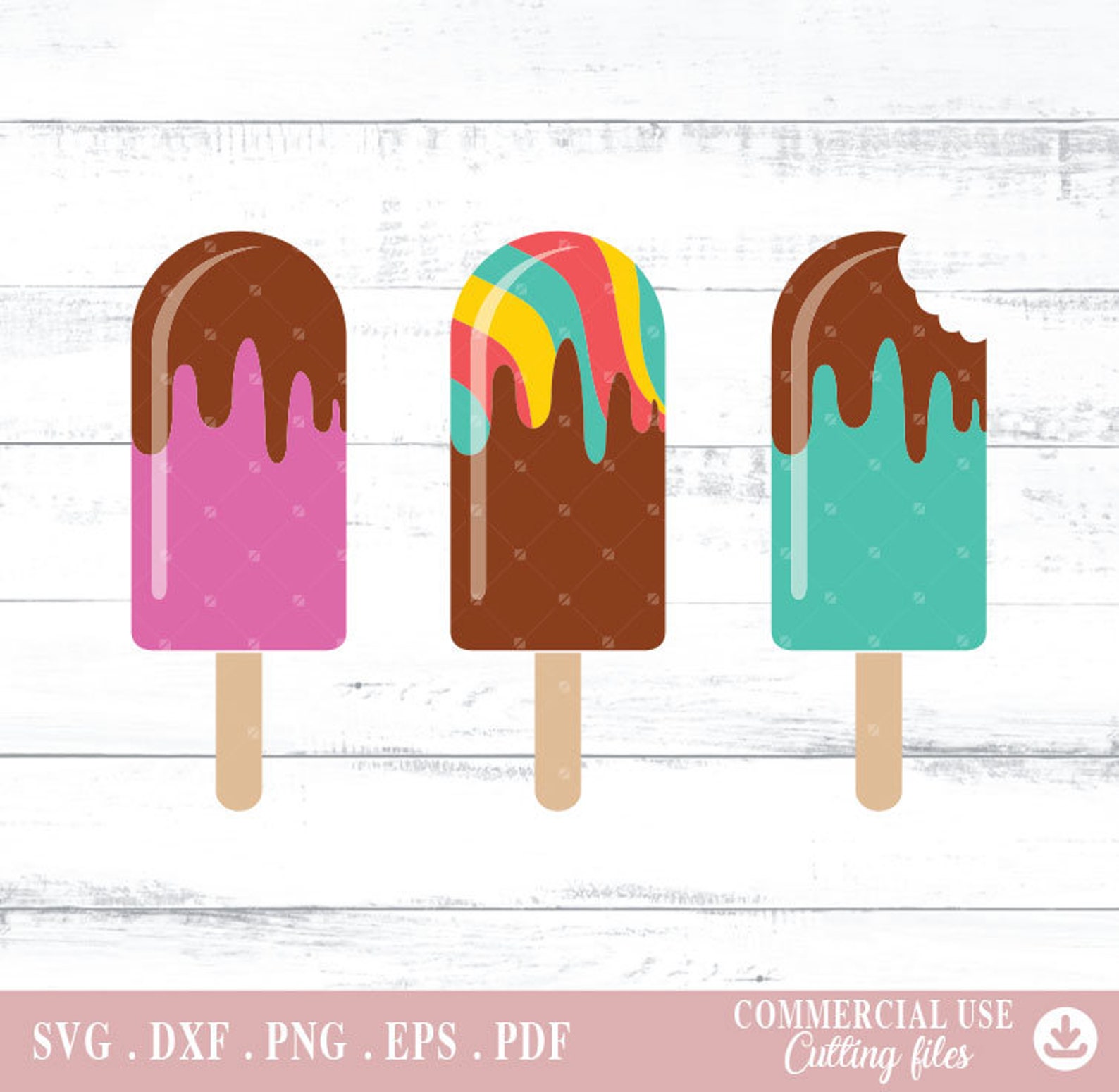 Popsicle SVG Bundle Popsicle Digital File Png Svg Cutting - Etsy