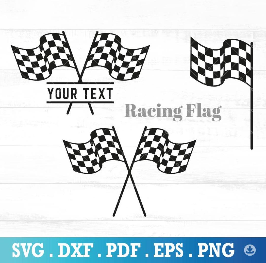Racing Flag Svg Bundle, Racing Flag SVG, Checkered Flag Svg, Race Car ...