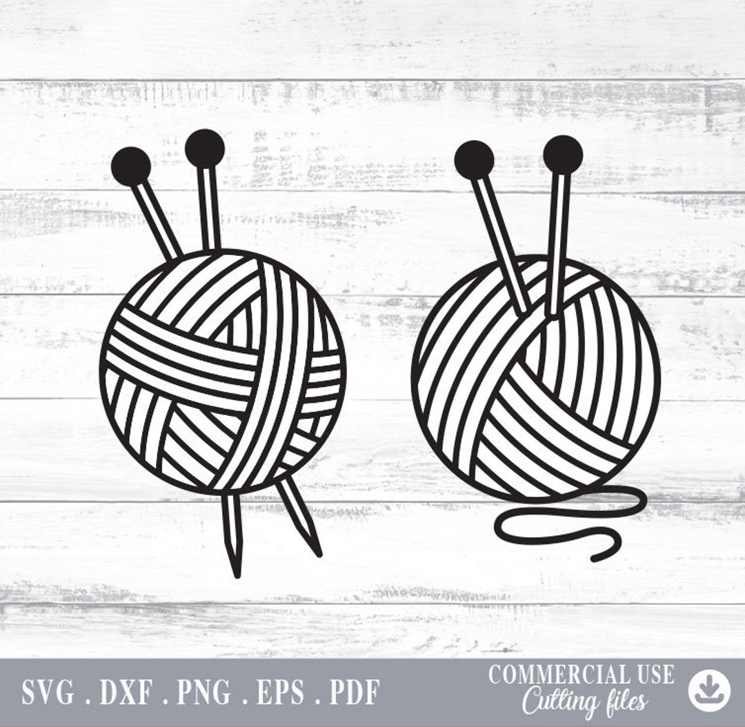 Knitting Yarn Wool Ball Svg, Ball of Yarn Svg, Svg for Shirts, Svg ...