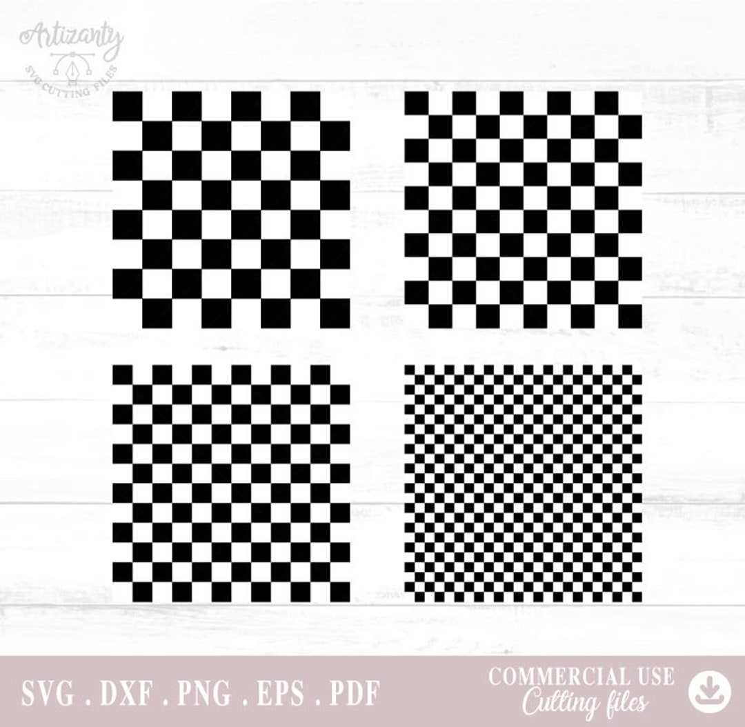 Checkerboard Seamless Pattern Svg, Checkered Vector, Seamless Checkered ...
