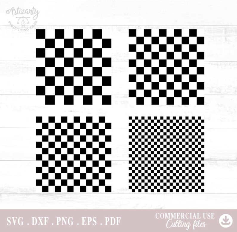 Checkerboard Seamless Pattern Svg Checkered Vector Seamless - Etsy