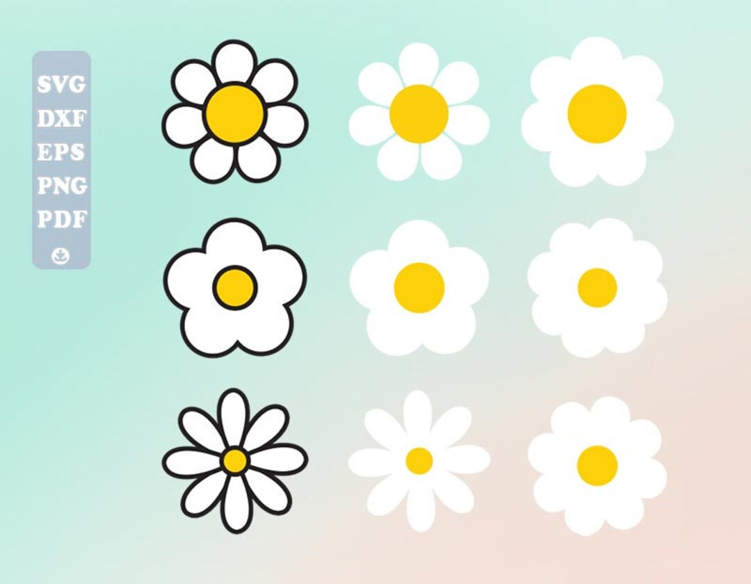 Daisy Flower Svg Daisy Flower PNG, Frühling Daisy Flower, digitale Datei png, Svg ...