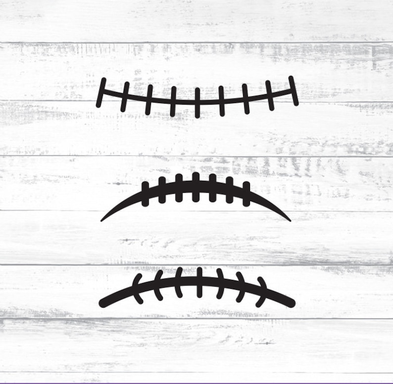 Football Laces Svg, Sport Clipart, for Cricut Silhouette, Svg, Dxf, Eps ...