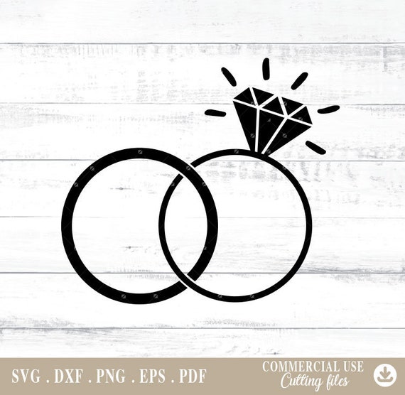 Wedding Rings Svg Wedding Bands Svg Bride Svg Wedding - Etsy