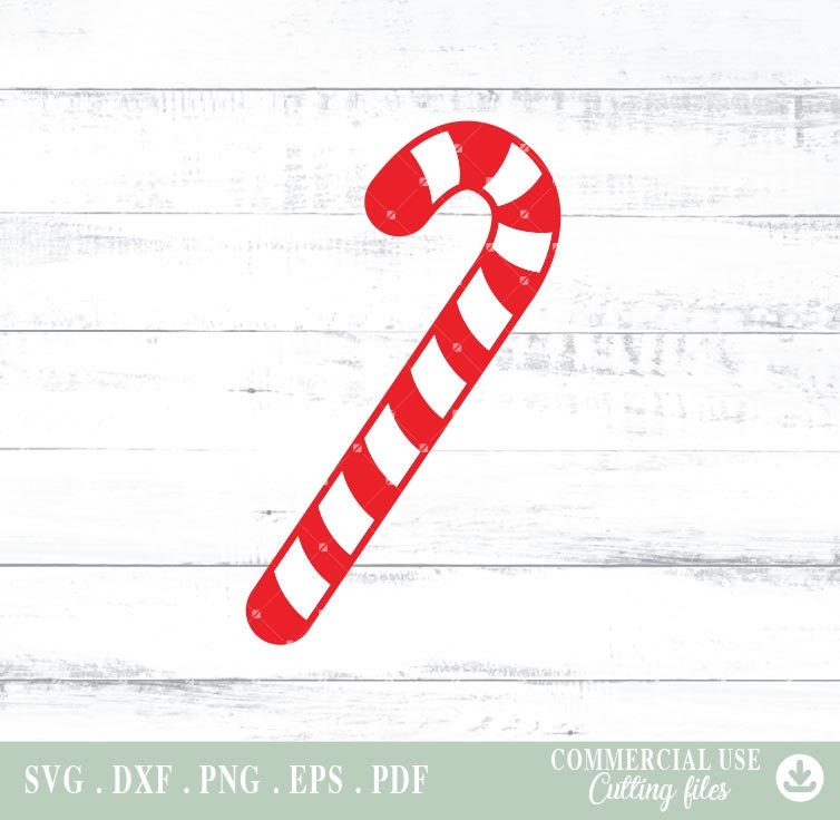 Candy Cane Svg, Christmas Candy Svg, Holiday Candy Svg, Christmas Candy ...