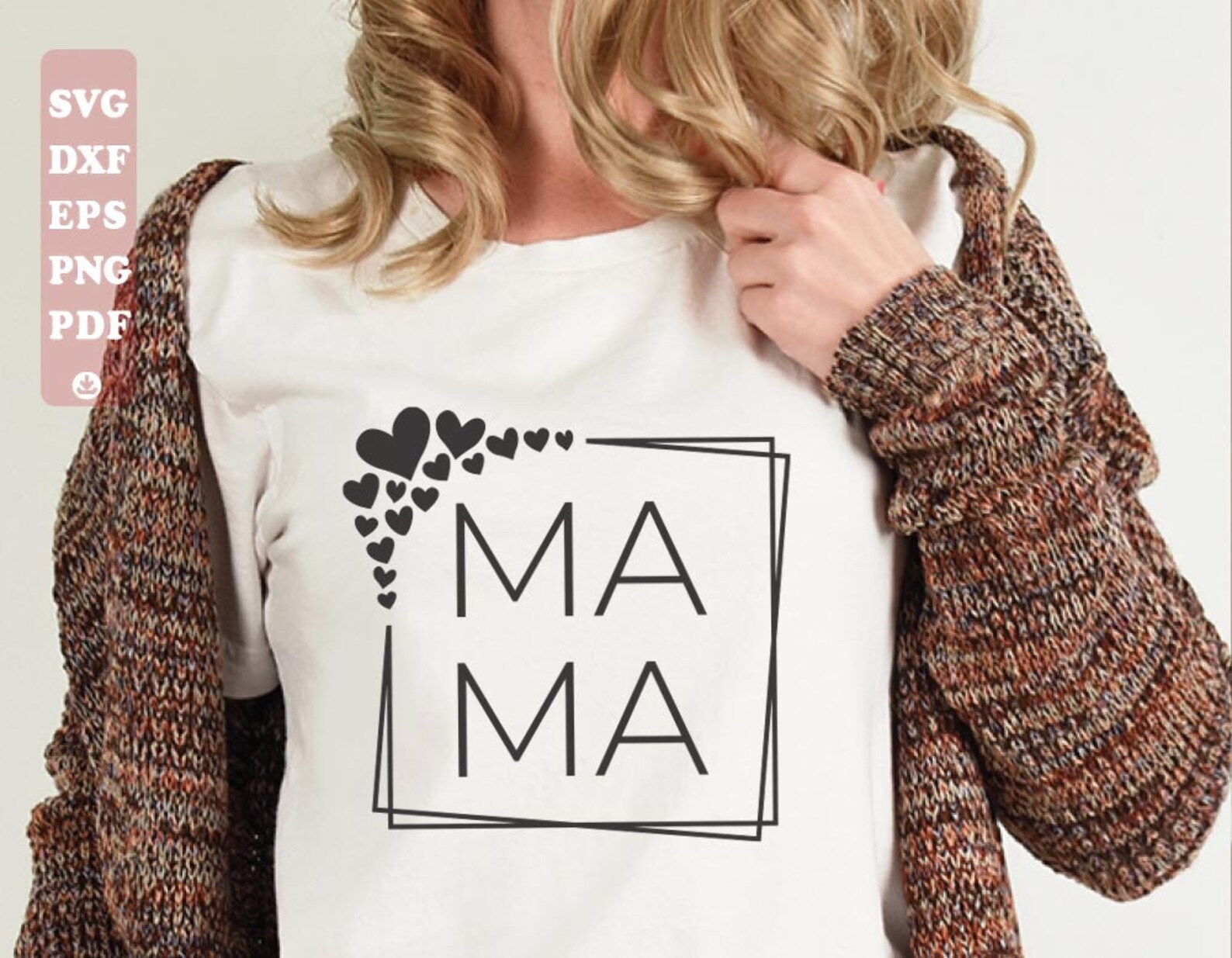 Mama Square Svg, Mama Svg, Mama Frame Svg, Mom Life Svg, Mother's Day ...