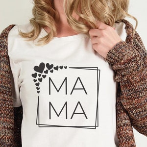 Mama Square Svg, Mama Svg, Mama Frame Svg, Mom Life Svg, Mother's Day ...
