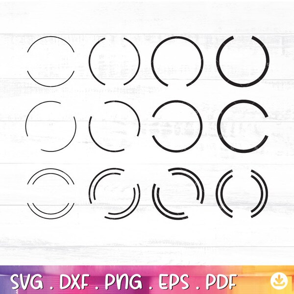 Circle Frame Svg - Etsy