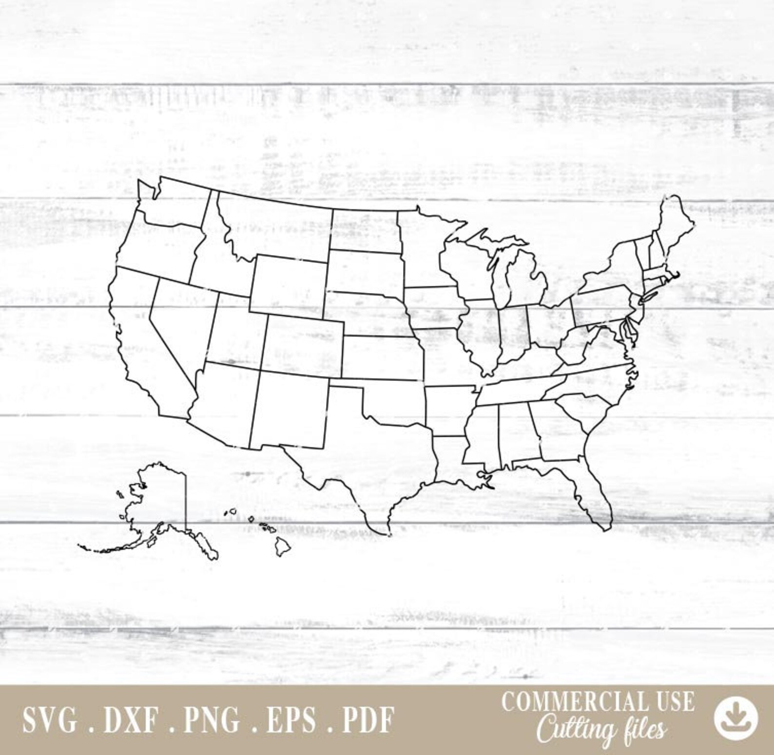 United States Map Svg, USA Map Svg, USA Outline Map Svg, Clipart Png ...