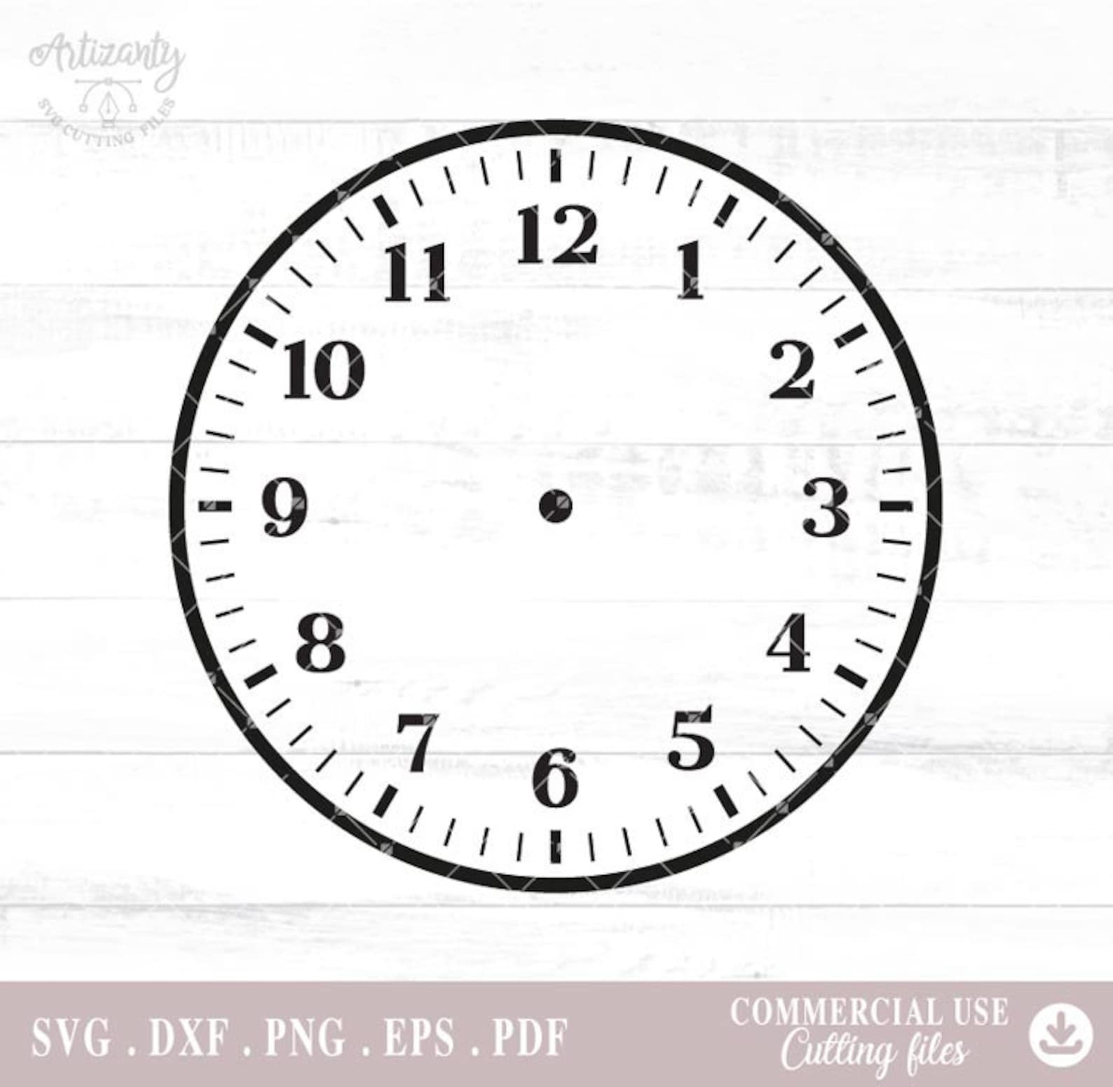 Clock Face Svg, Clock Face Clipart, Clock Svg, Printable Clipart, Clock ...