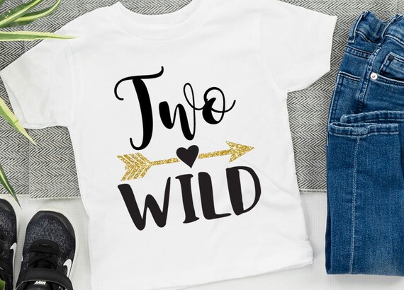 Two Wild Svg Birthday Svg Cut File for Cricut Silhouette - Etsy UK